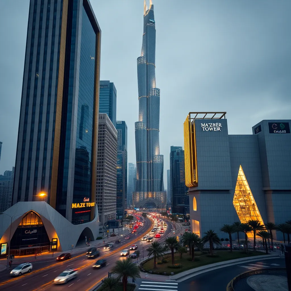 Exploring Maze Tower: Architectural Marvel on Sheikh Zayed Road