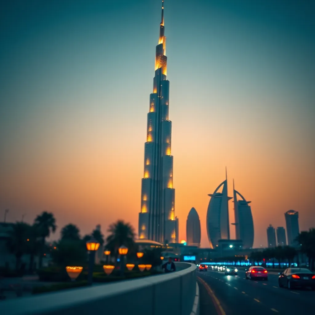 Exploring برج النور ند الحمر: A Dubai Landmark